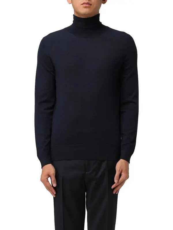 Barena Venezia Fine Knit Turtleneck Pullover - Blue