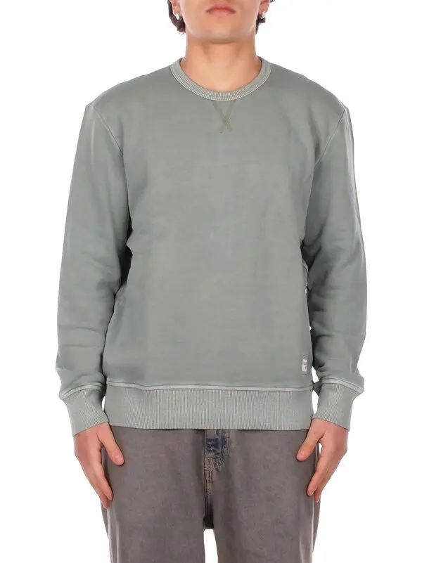 FAY Cotton Crewneck Sweatshirt - Kiwi