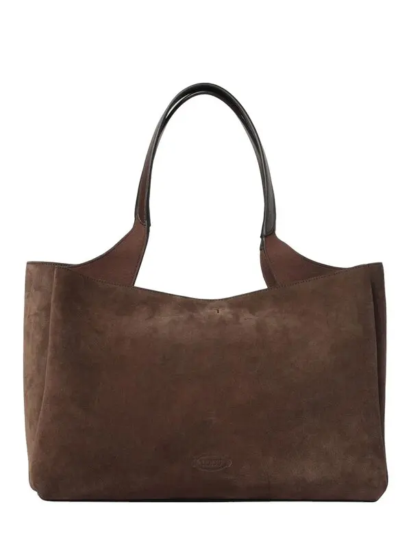 TOD'S Suede Shoulder Bag - Dark