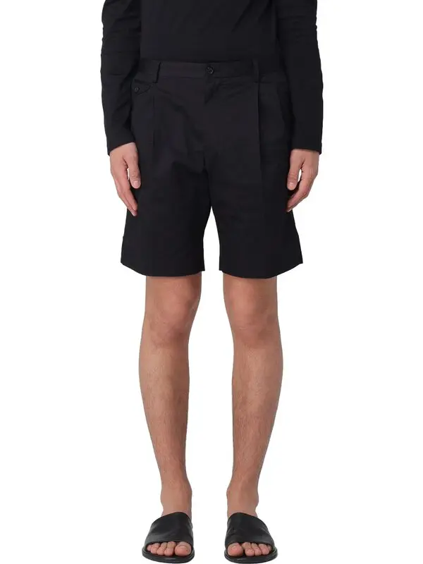 Dolce & Gabbana Stretch Cotton Tailored Shorts - Black