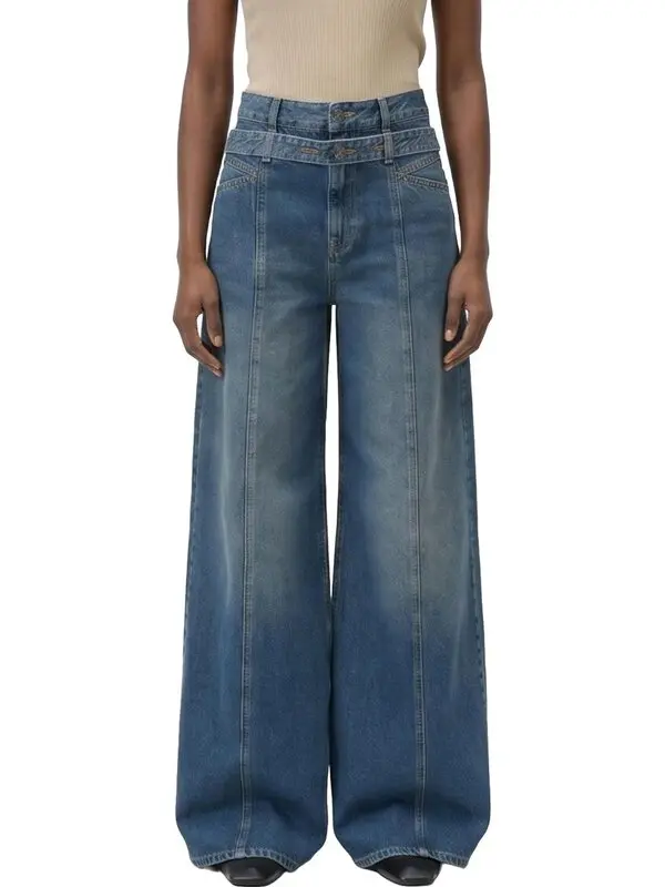 Closed High-rise Wide-leg Jeans - Blue