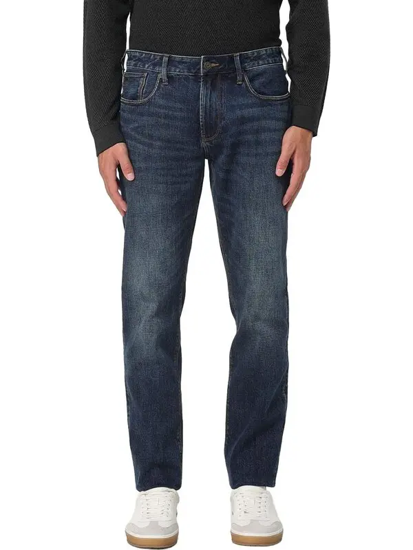 Emporio Armani Slim Fit Stretch Cotton Denim Jeans - Blue