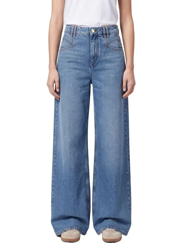 Isabel Marant Étoile High-rise Wide-leg Jeans - Blue