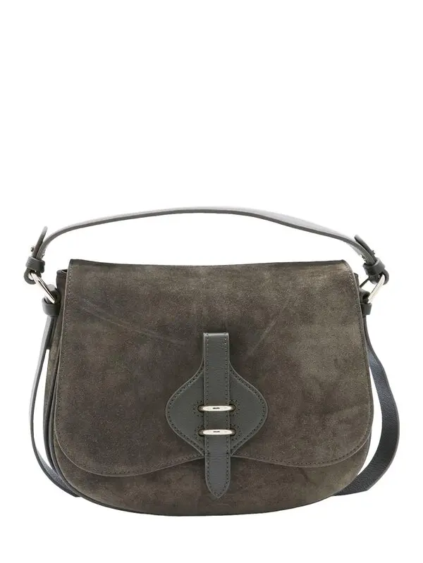 COCCINELLE Leather And Suede Handbag - Mud