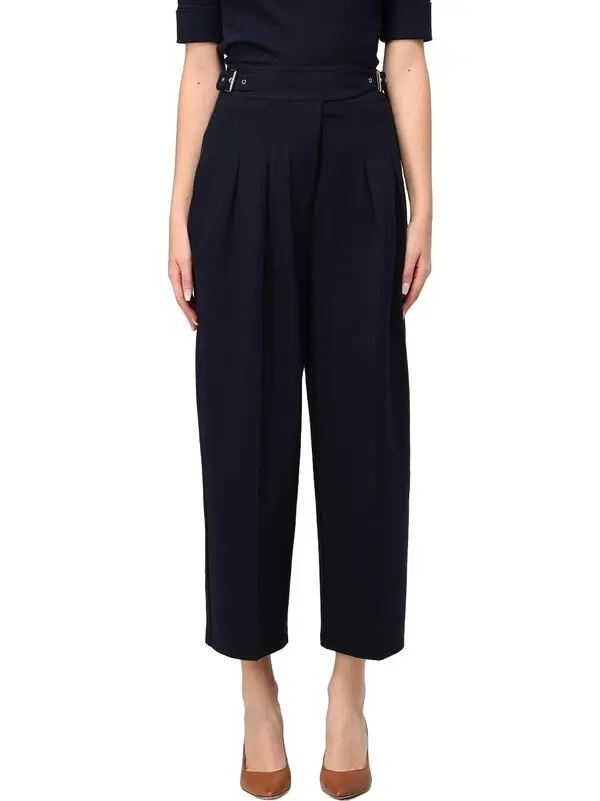 Ralph Lauren Tailored Wide Leg Trousers - Blue