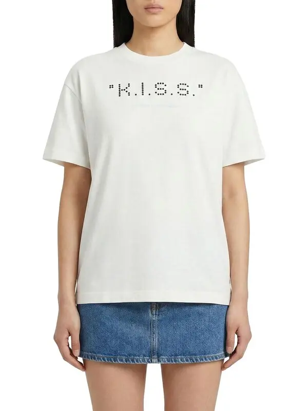 Off-White Kiss T-shirts - White