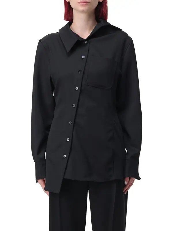 Jacquemus Shirt With Classic Collar - Black