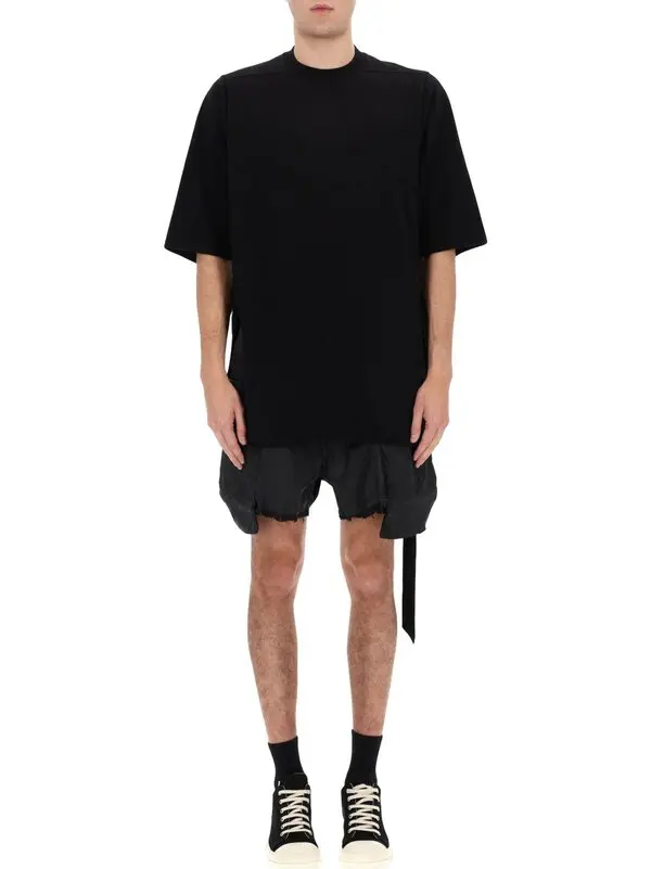 Rick Owens Cotton Oversized T-shirt - Black