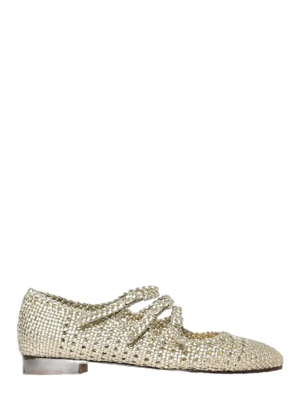 CAREL Ballet Pumps - Platinum
