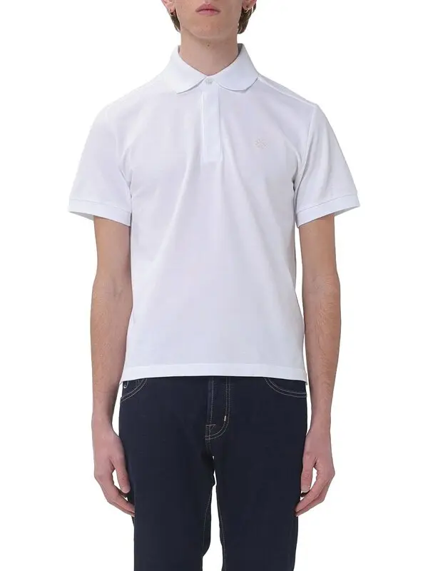 Jacob Cohen Basic Cotton Polo Shirt - White