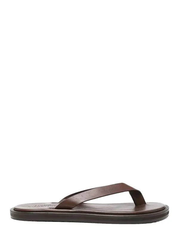 Studio Nicholson Leather Thong Sandals - Brown