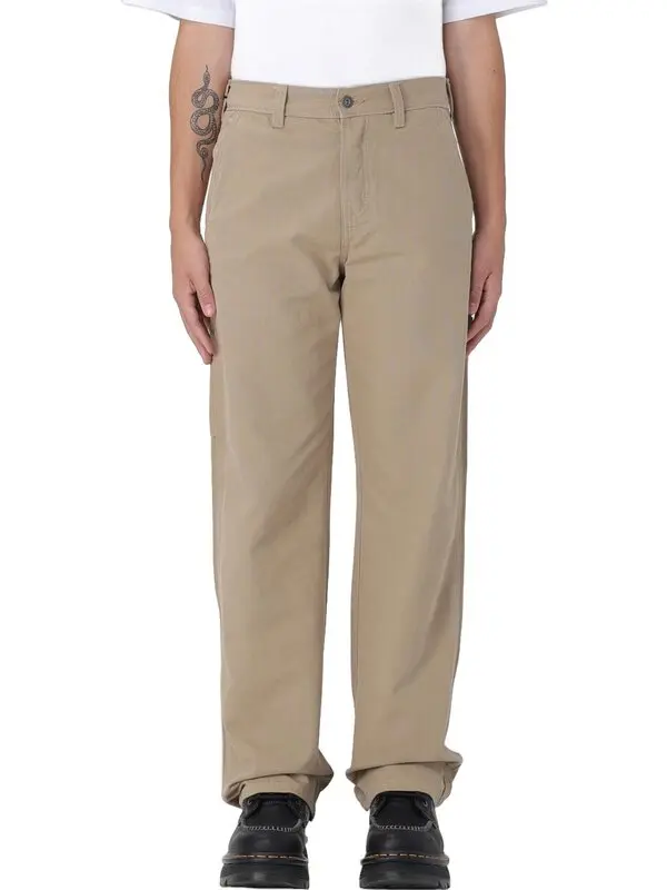 Dickies Relaxed Straight Leg Trousers - Beige