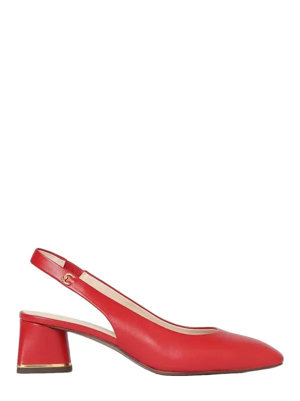 COCCINELLE C-everyday Leather Slingbacks - Red