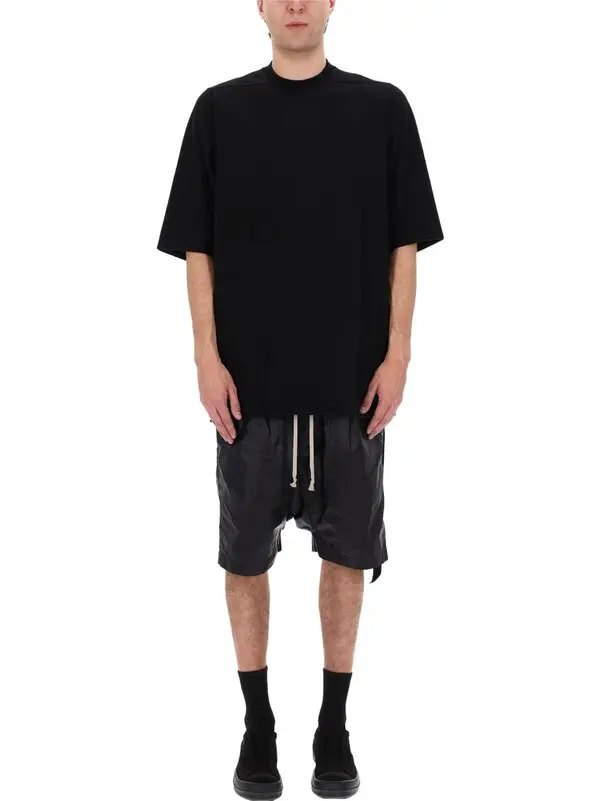 Rick Owens Cotton Oversized T-shirt - Black