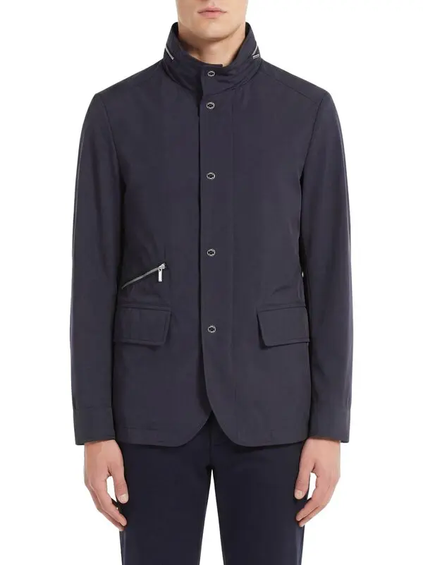 MOORER Polyester Jacket - Blue