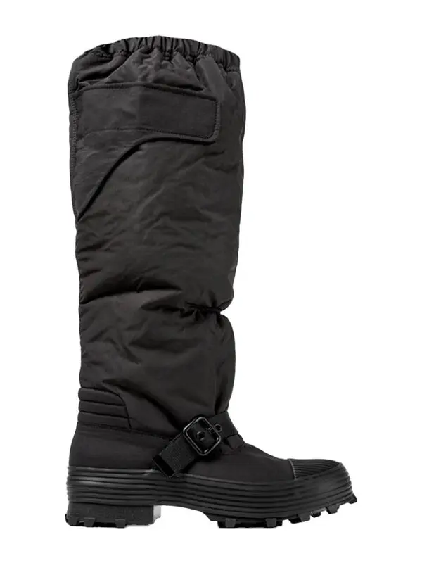 Camper Knee High Boots - Black
