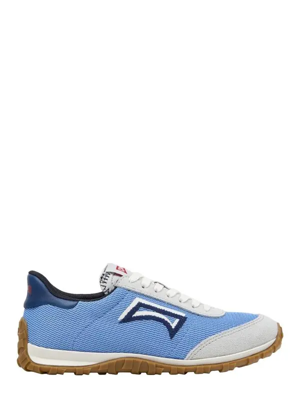 Camper Drift Walk Recycled Polyester And Leather Lace-up Sneakers - Blue
