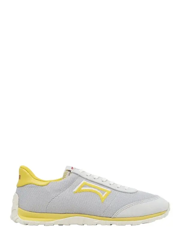 Camper Drift Walk Recycled Fabric And Suede Sneakers - Grey