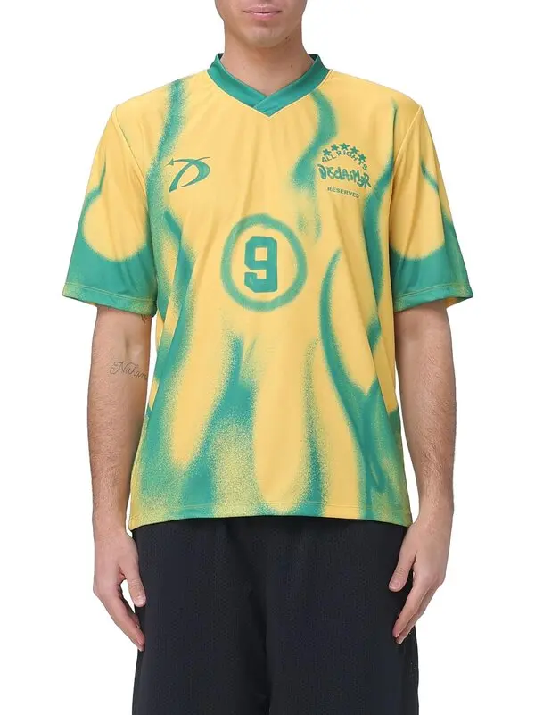 DISCLAIMER T-shirt With Logo - Yellow