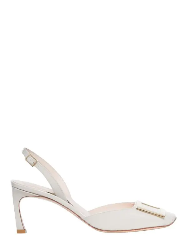ROGER VIVIER Slingback Pumps - White
