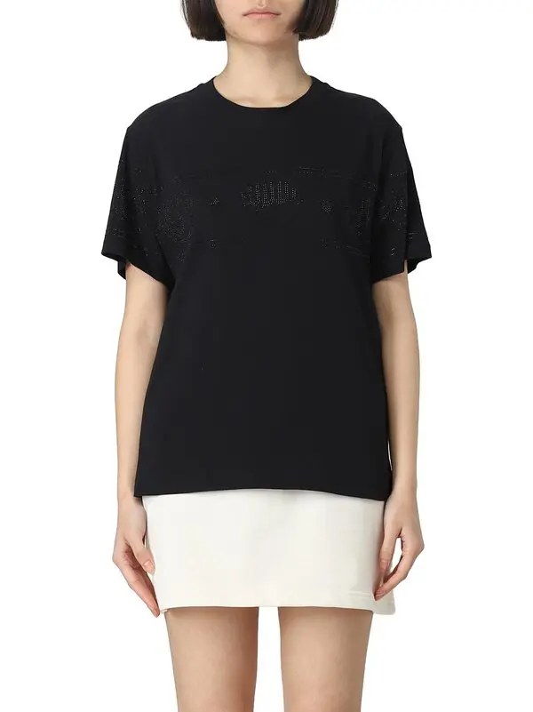 CHIARA FERRAGNI Embellished T-shirt - Black