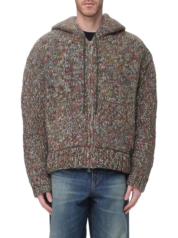 NAMACHEKO Textured Knit Full-zip Hoodie - Multicolor