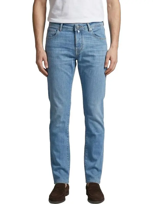 Jacob Cohen Slim Fit Stretch Cotton Denim Jeans - Blue