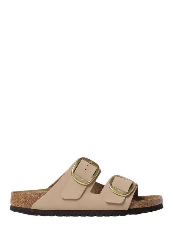 BIRKENSTOCK Arizona Nubuck Sandal With Adjustable Buckles - Sand