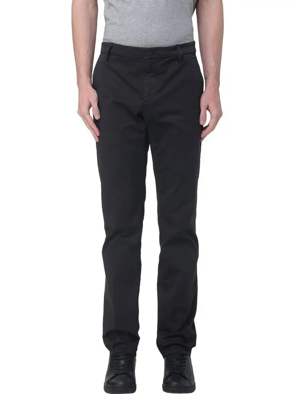 DONDUP Twill Chino Trousers - Black