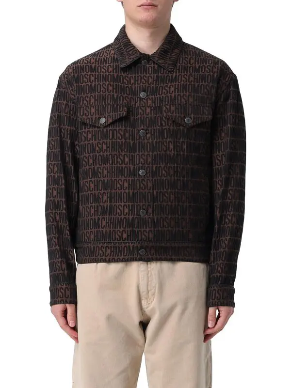 Moschino Printed Jacket - Brown