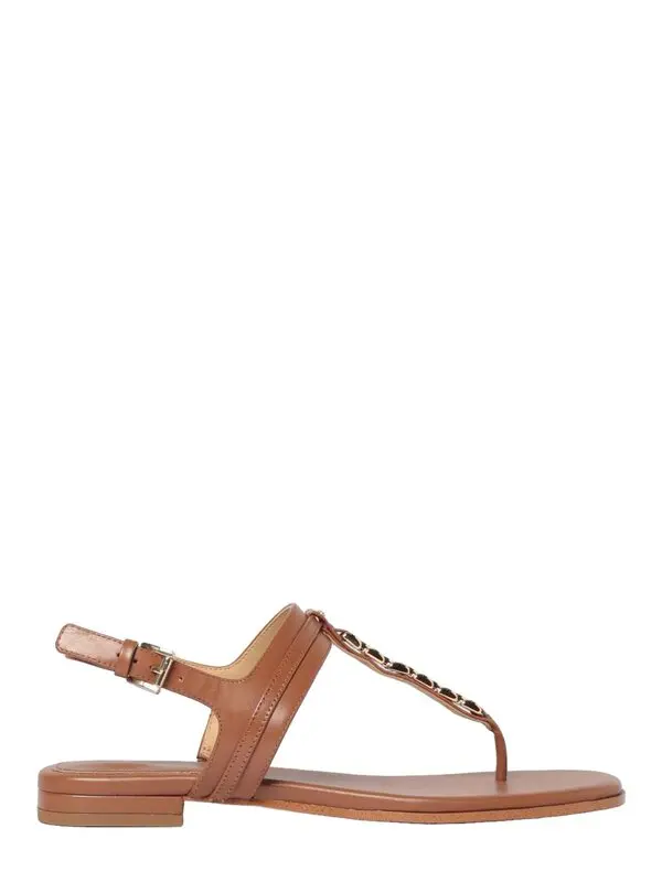 Michael Kors Marcia Leather Sandals - Brown