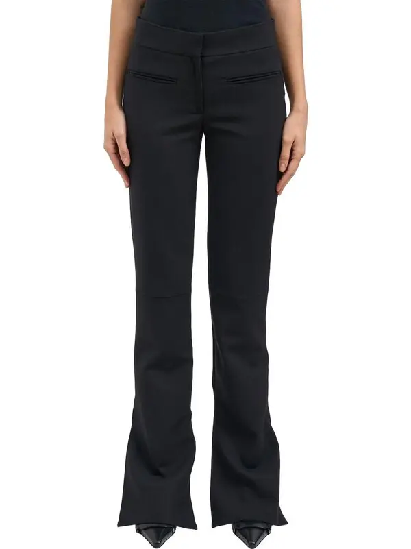 COURREGES Tailored Trousers With Button Detailing - Black