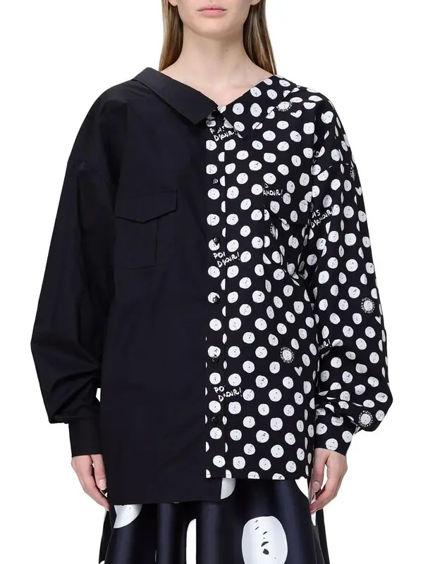 ALESSANDRO ENRIQUEZ Relaxed Cotton Shirt - Black