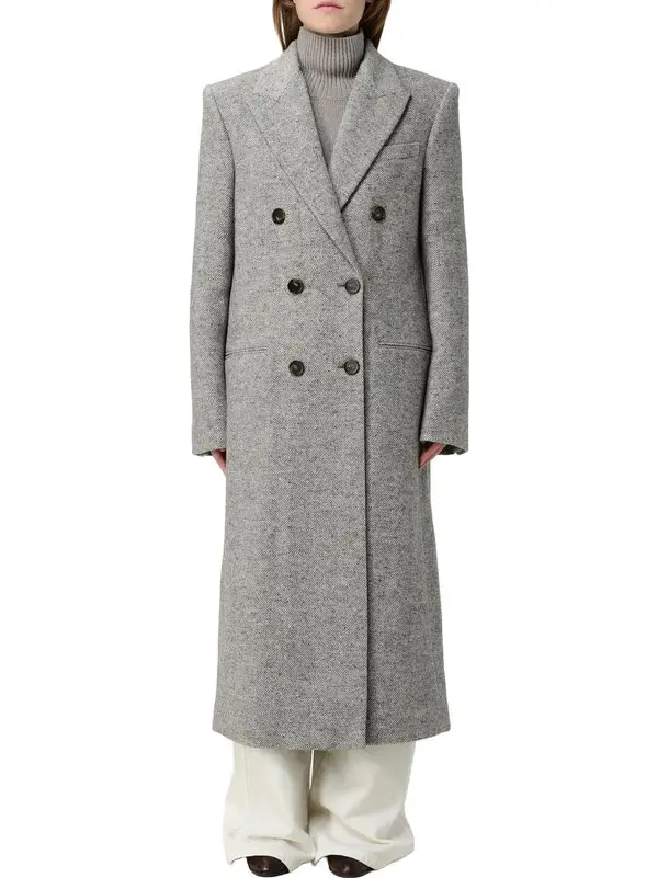 Stella McCartney Double Breasted Coat - Grey