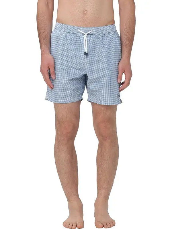 MC2 SAINT BARTH Checked Nylon Swim Shorts - Multicolor