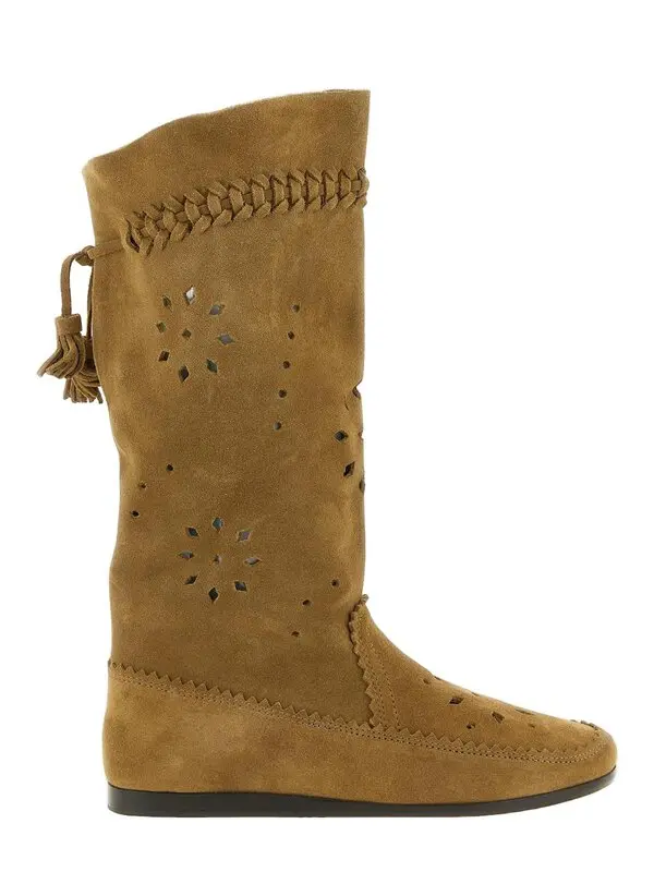 Isabel Marant Étoile Welky Suede Boots - Grey