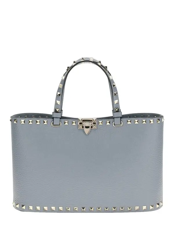 Valentino Garavani Studded Top Handle Bag - Grey
