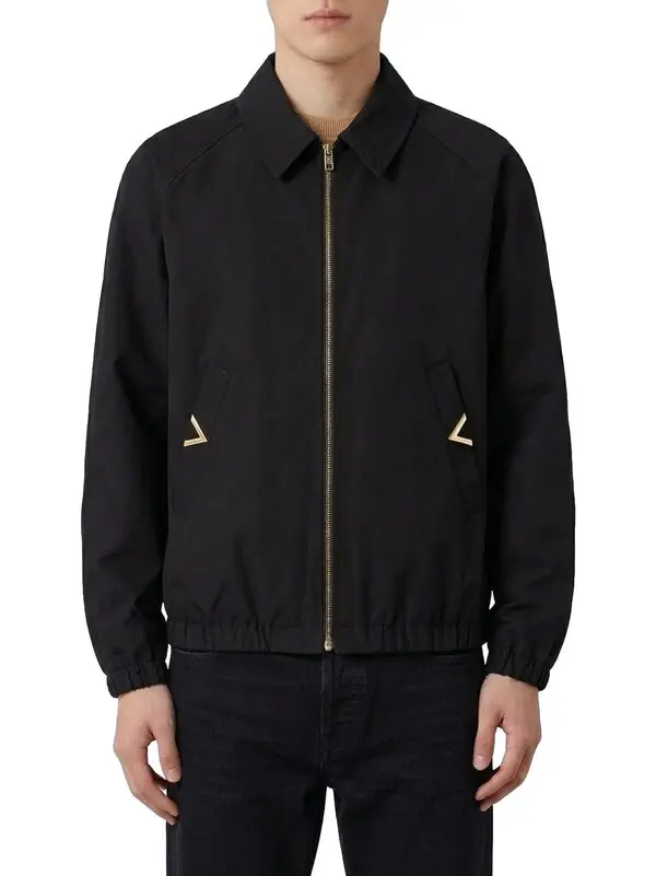 Valentino Garavani Cotton Shirt Jacket - Black