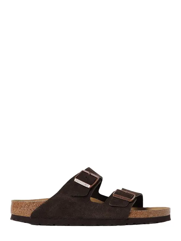 BIRKENSTOCK Arizona Suede Sandals - Brown