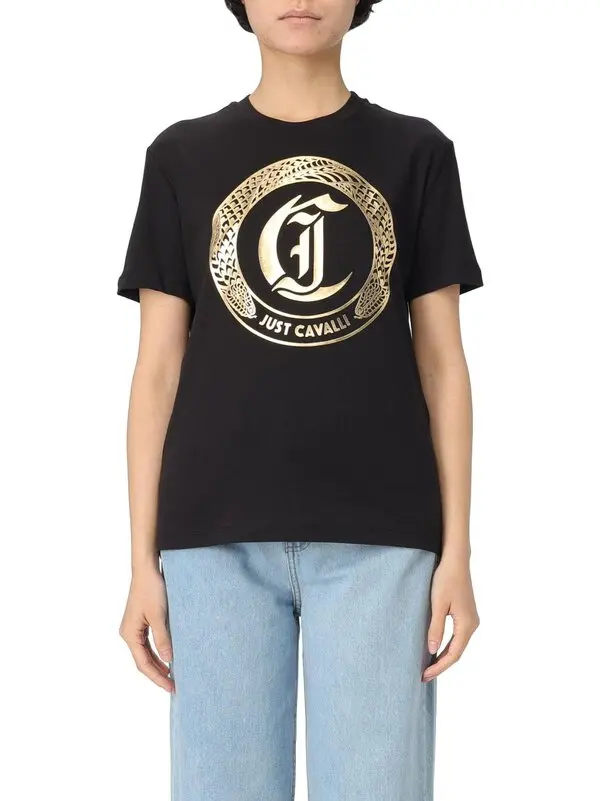 Just Cavalli Logo T-shirt - Black