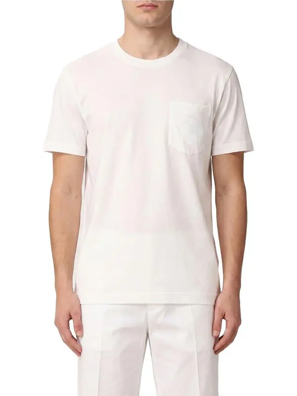 Dolce & Gabbana Cotton Crew-neck T-shirt With Patch Pocket - White