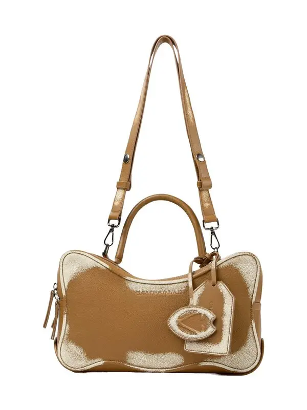 Camper Aged Leather Lunssi Bag - Multicolor