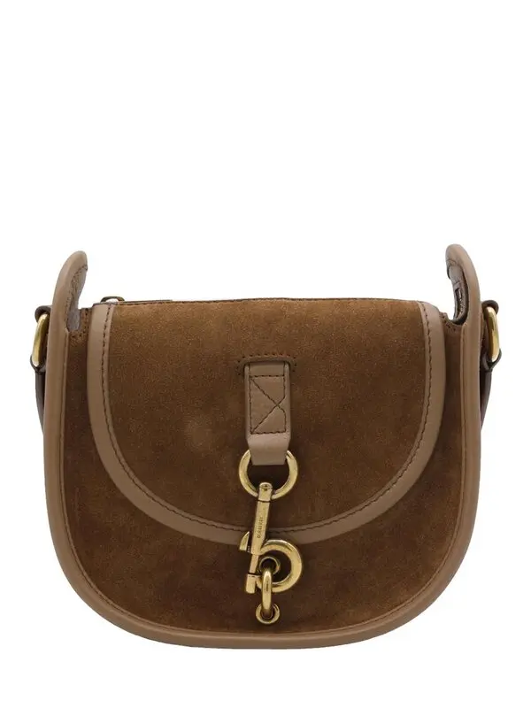 Burberry Suede Messenger Bag - Hazel