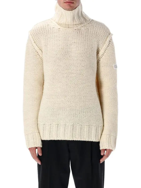 MAISON MARGIELA Turtleneck Sweater - Beige