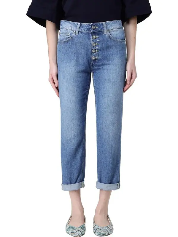 DONDUP Button Detail Jeans - Blue