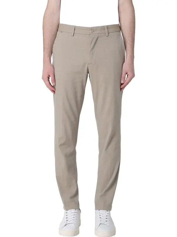 BOSS Chino Trousers In Stretch Cotton - Camel