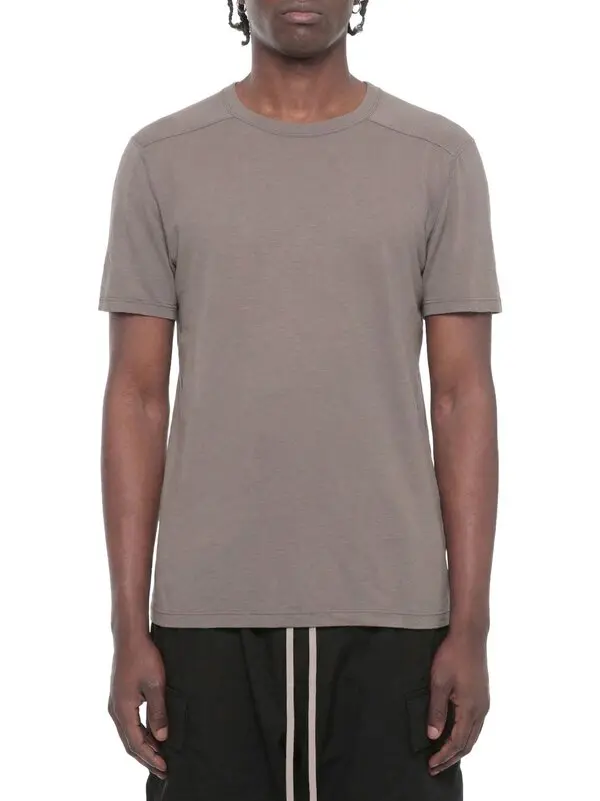 Rick Owens Silk Blend T-shirt - Grey