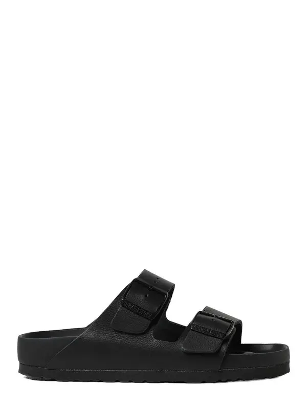 BIRKENSTOCK Arizona Smooth Leather Sandals - Black