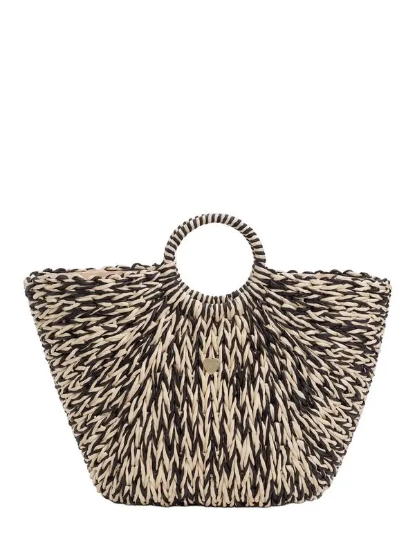 TWINSET Woven Raffia Bag - Rope