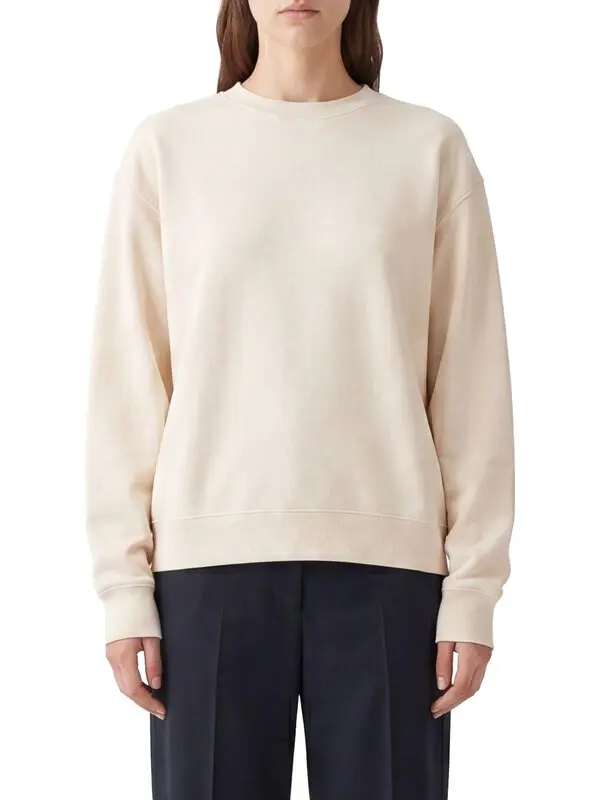 GOLDEN GOOSE Cotton Crewneck Sweatshirt - White